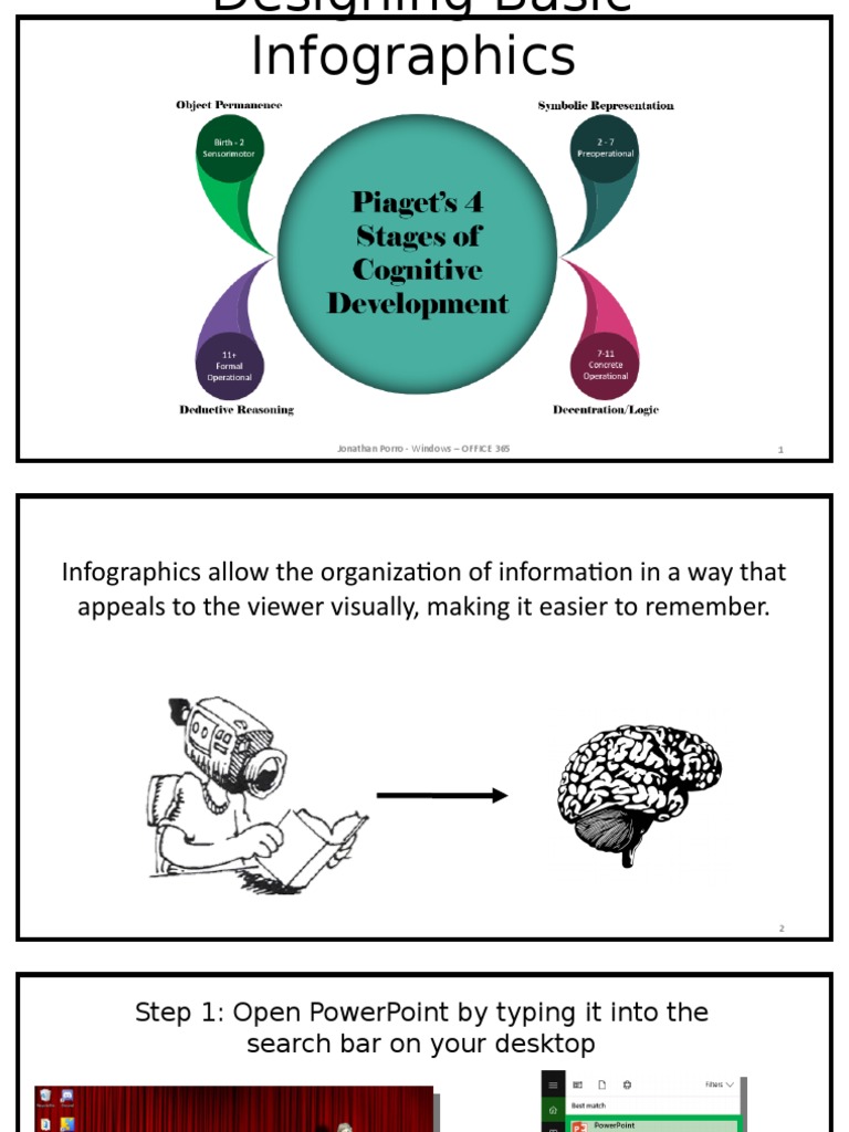 Designing Infographics With Powerpoint | PDF | Cognitive Science ...