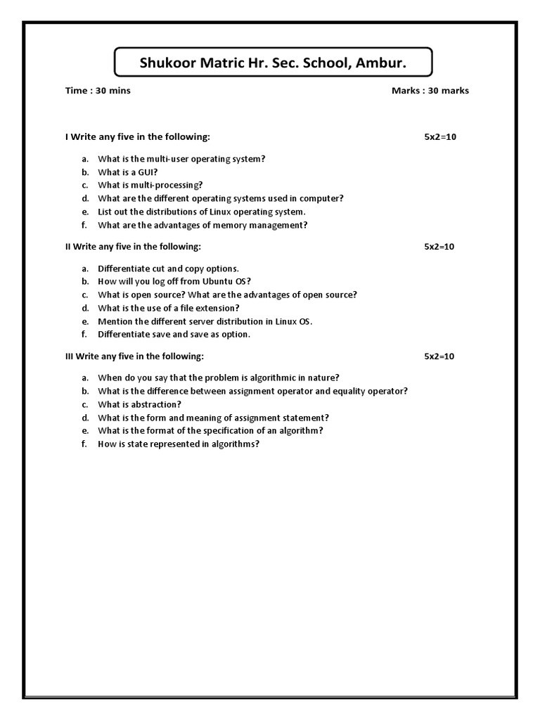 XI Chapter 4,5,6 2marks | PDF