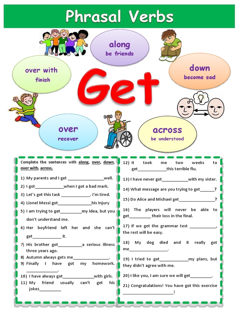 Phrasal Verbs Get | PDF