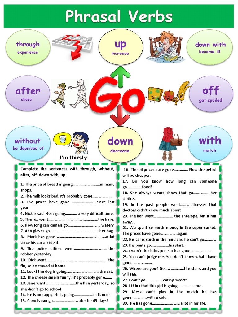 Phrasal Verbs Go | PDF