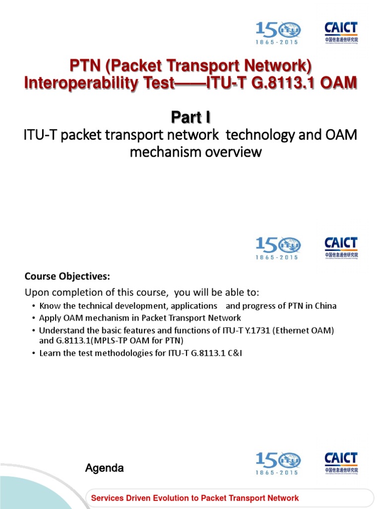 Session 9-1 ITU-T G.8113.1 Part I-Li Fang 李芳 | PDF | Multiprotocol ...