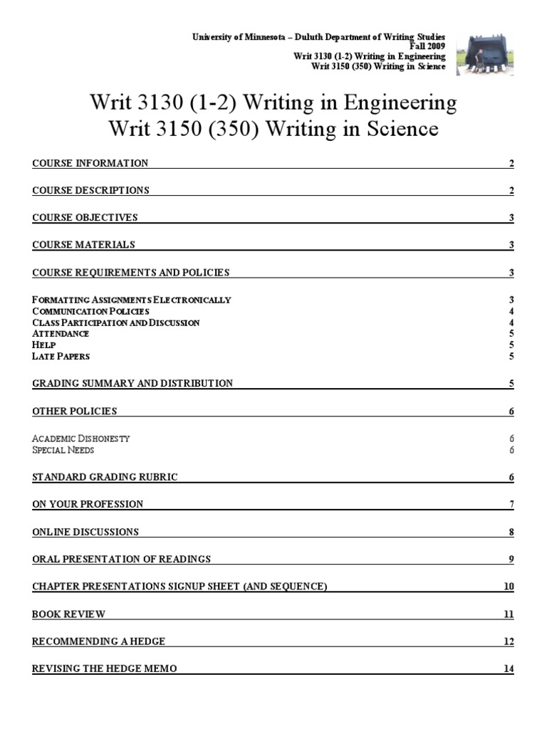 Writing in Engineering & Writing in Science | PDF | Rhetoric ...