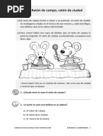 Cuento - Raton de Campo y Ciudad | PDF