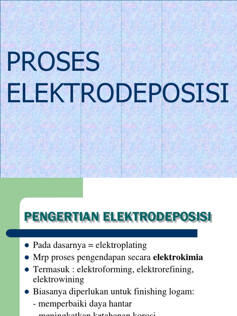 Proses dan Jenis Elektroplating Logam | PDF | Teknologi & Rekayasa