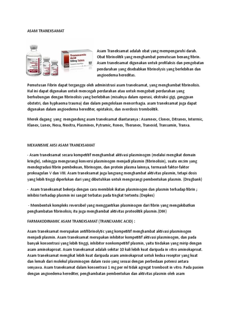 Asam Traneksamat | PDF
