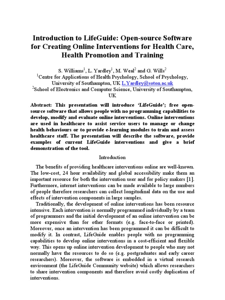 Intro To Life Guide | PDF | Websites | Internet