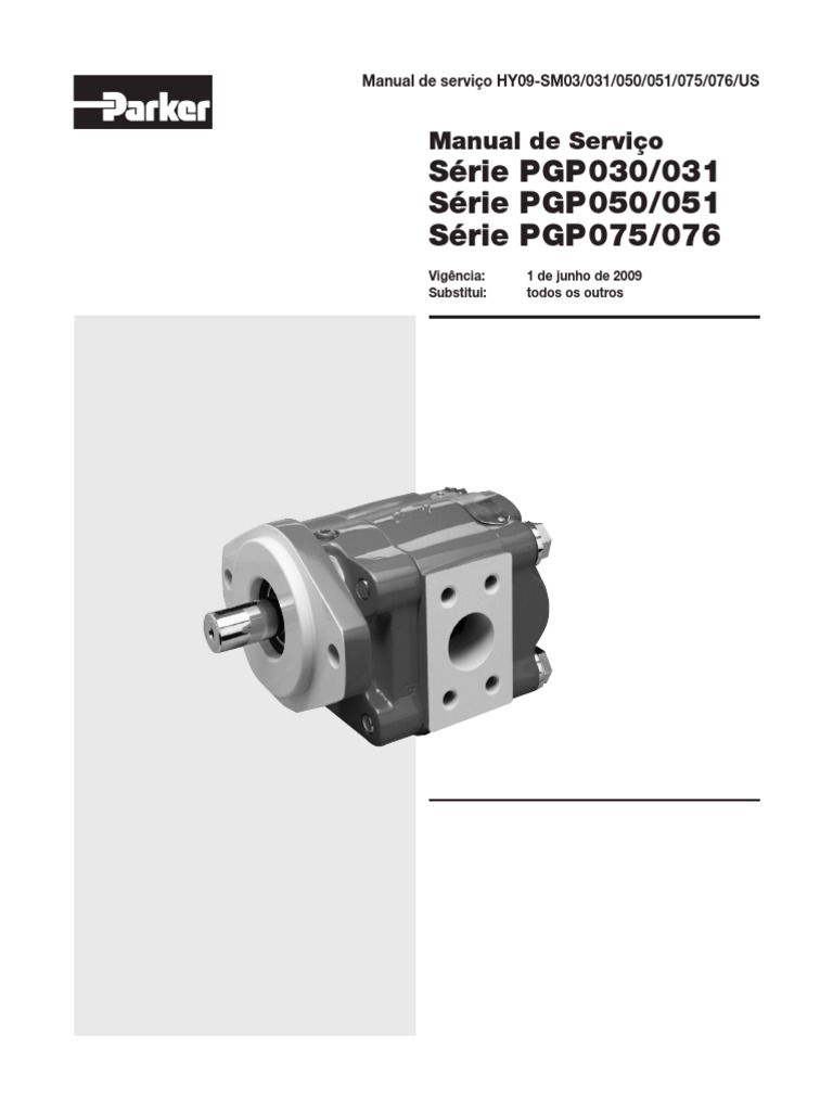 Manual Servico Serie PGP030 031 Serie PGP050 051 Serie PGP075 076 PDF ...