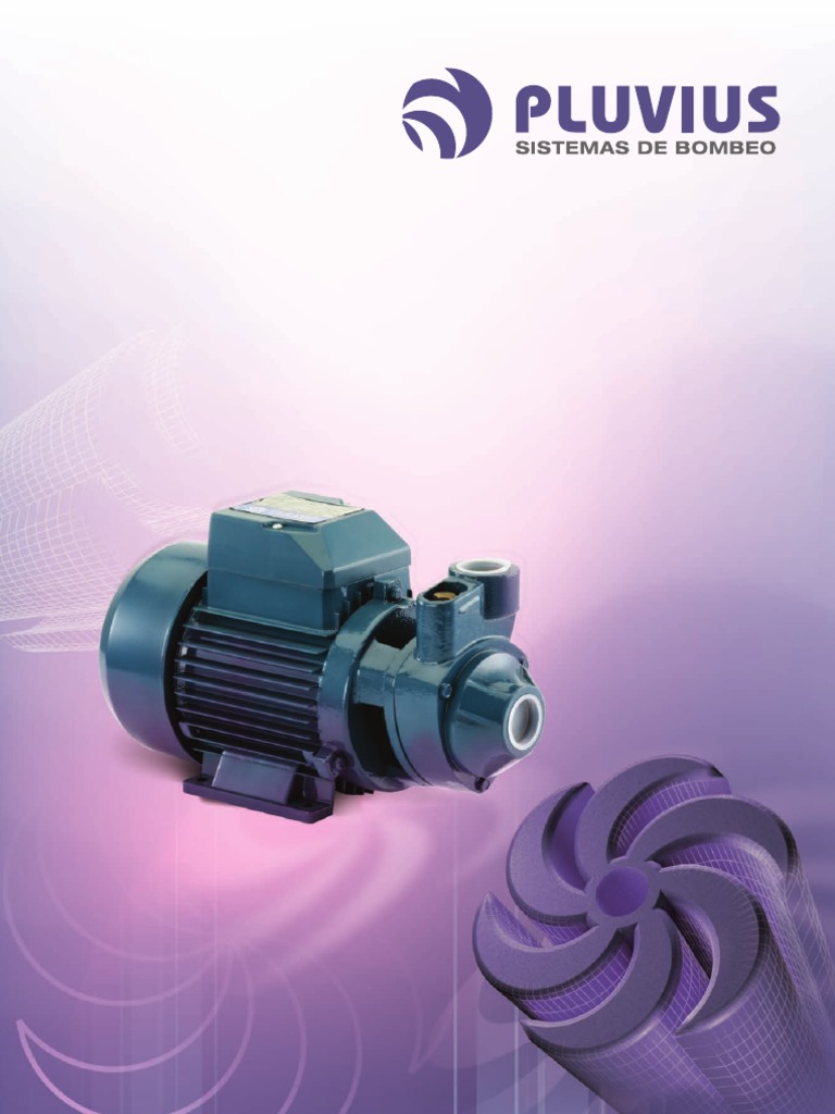 Catalogo Pluvius | PDF | Dinámica (Mecánica) | Bomba