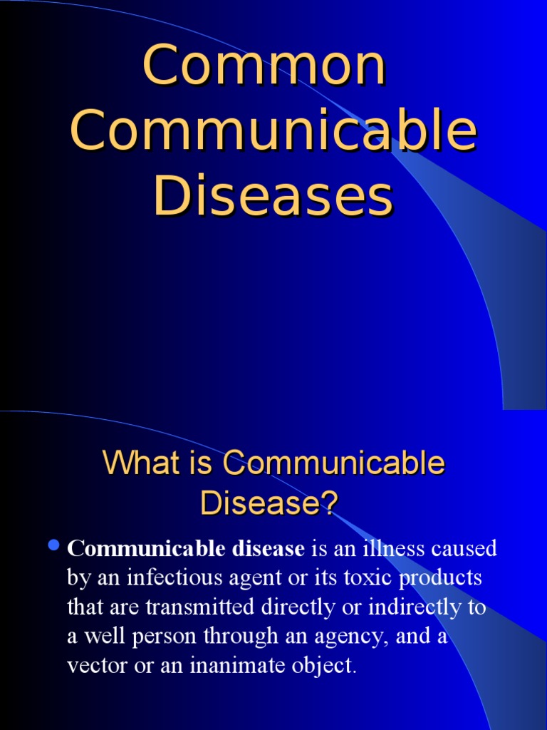 Common Communicable Diseases | PDF | Malaria | Infection