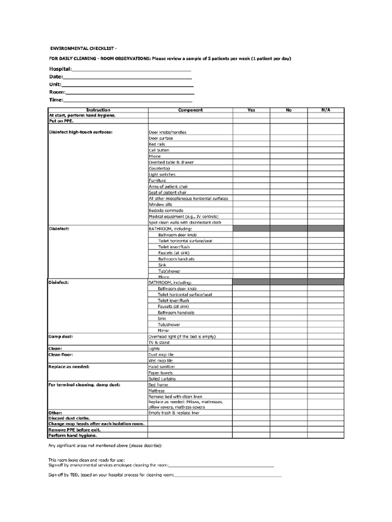 Contoh Form Checklist | PDF