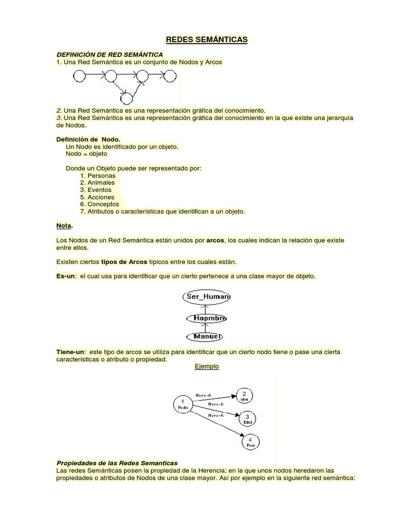 Redes Semánticas | PDF