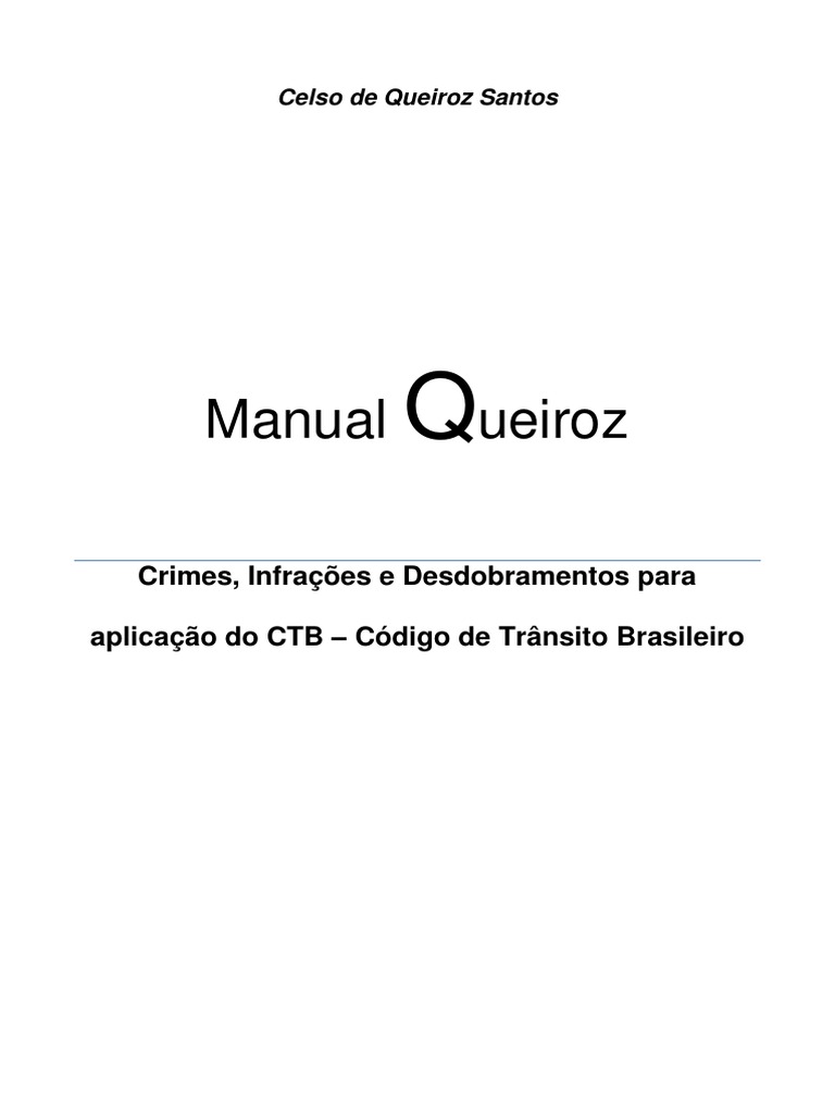 Manual De Transito Pdf Pdf Tráfego Infraestrutura Rodoviária