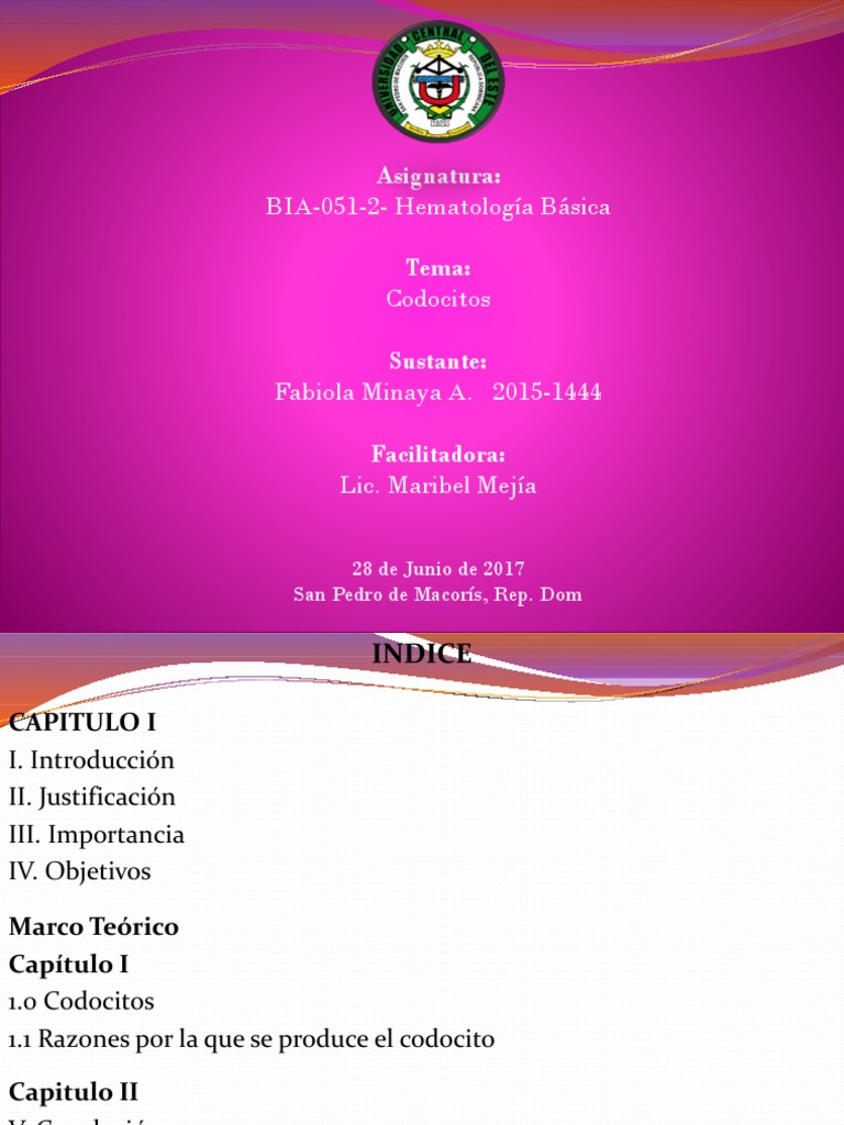 CODOCITOS | PDF | Glóbulo rojo | Sangre