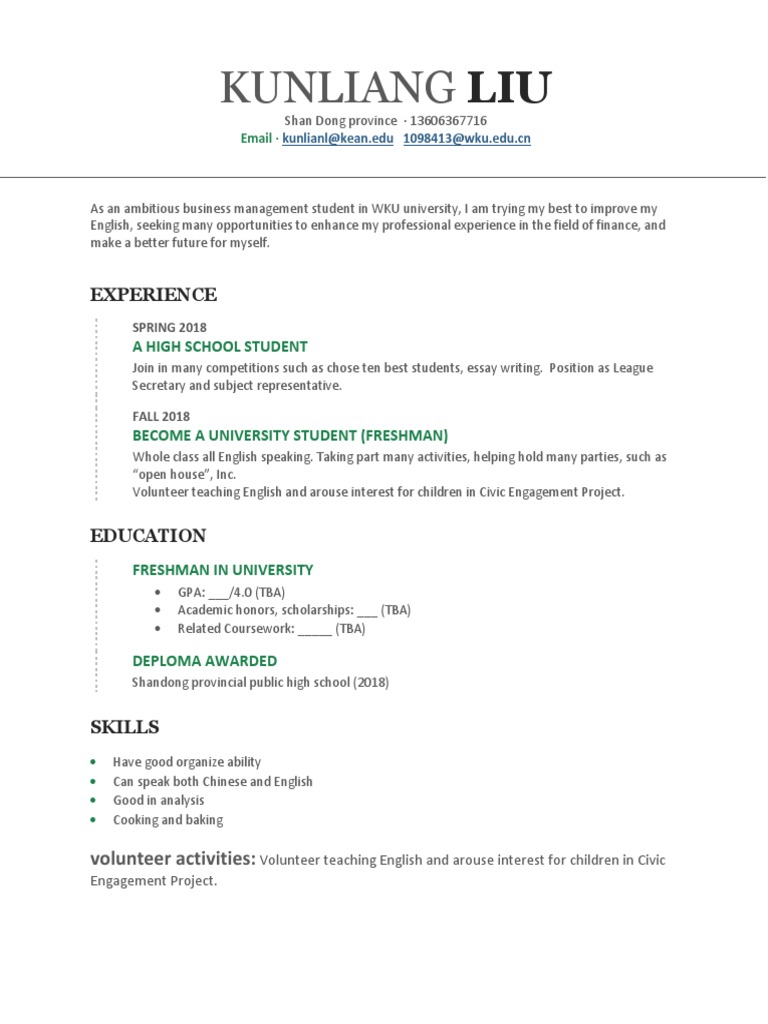 Revised Resume | PDF