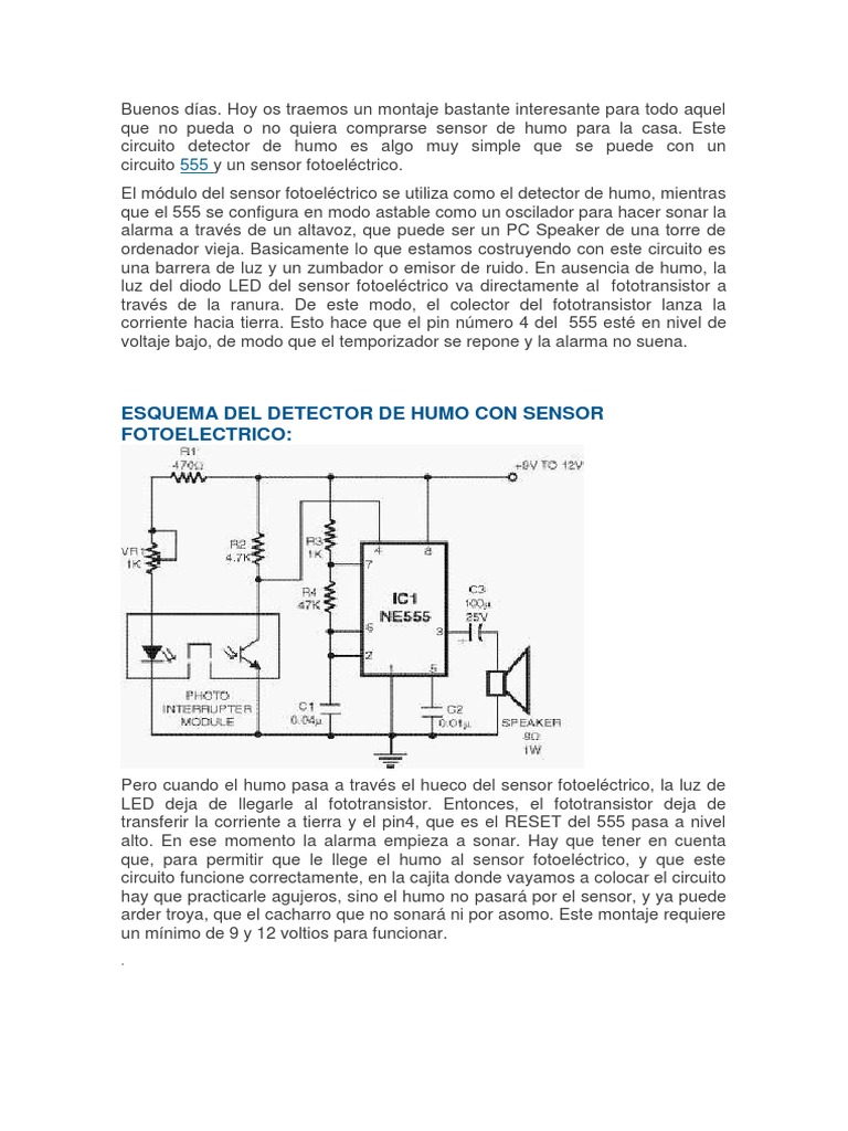 Detector de Humo | PDF