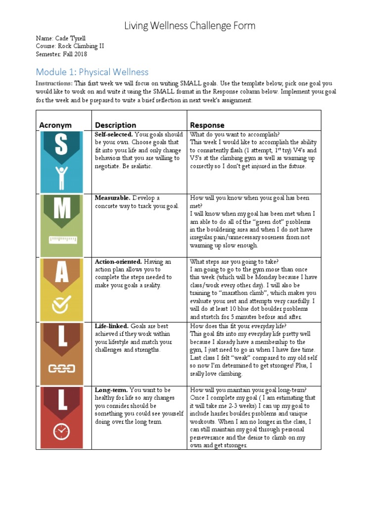 LW Challenge Form Module7 | PDF | Sleep | Flexibility (Anatomy)