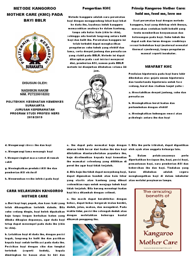 KMC untuk Bayi BBLR: Manfaat & Cara | PDF