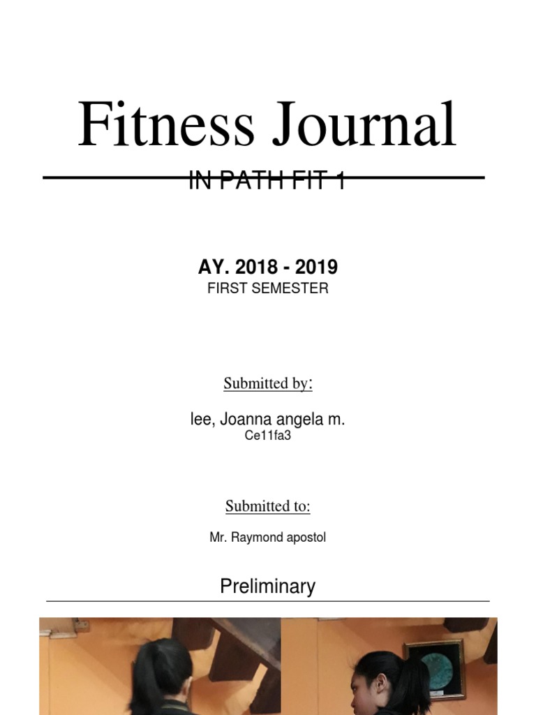 Fitness Journal: in Path Fit 1 | PDF