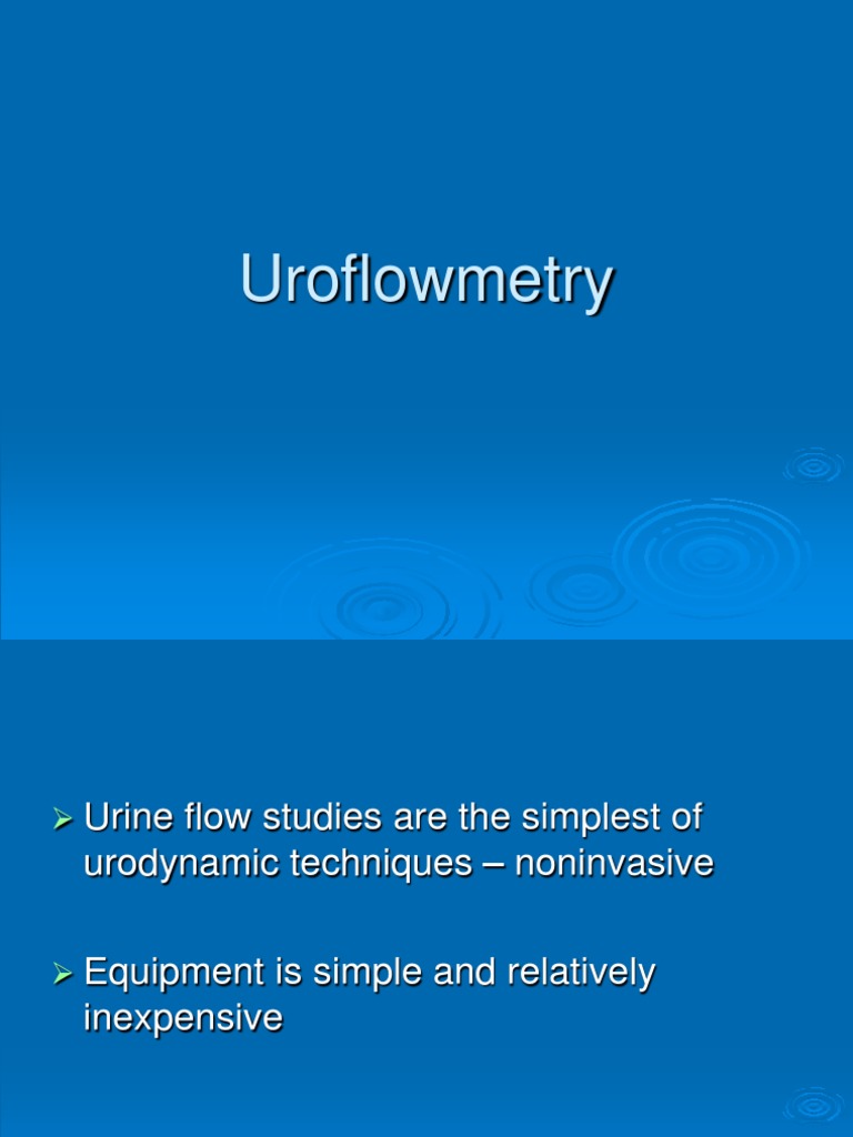 An In-Depth Exploration of Uroflowmetry: Definitions, Equipment, Normal ...