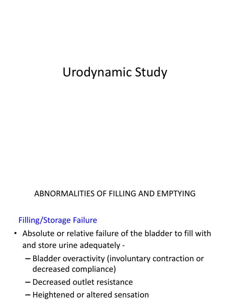 Uro Dynamics | PDF | Urinary Incontinence | Urination
