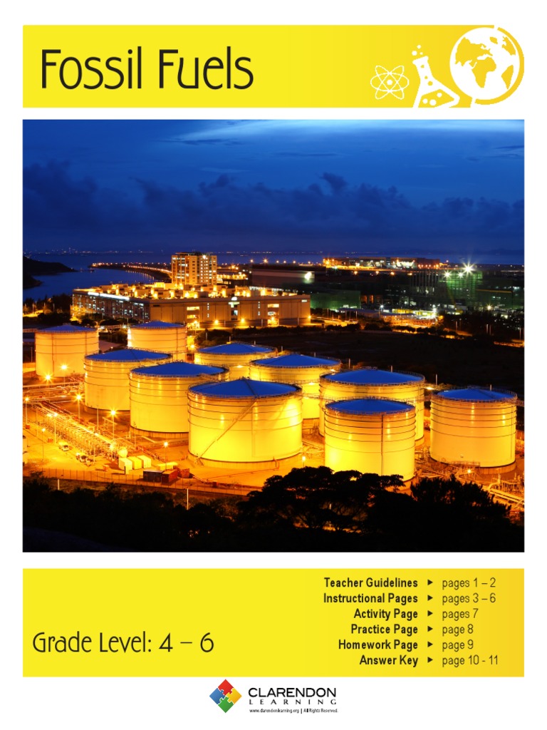Fossil Fuels: Grade Level: 4 - 6 | PDF | Petroleum | Natural Gas