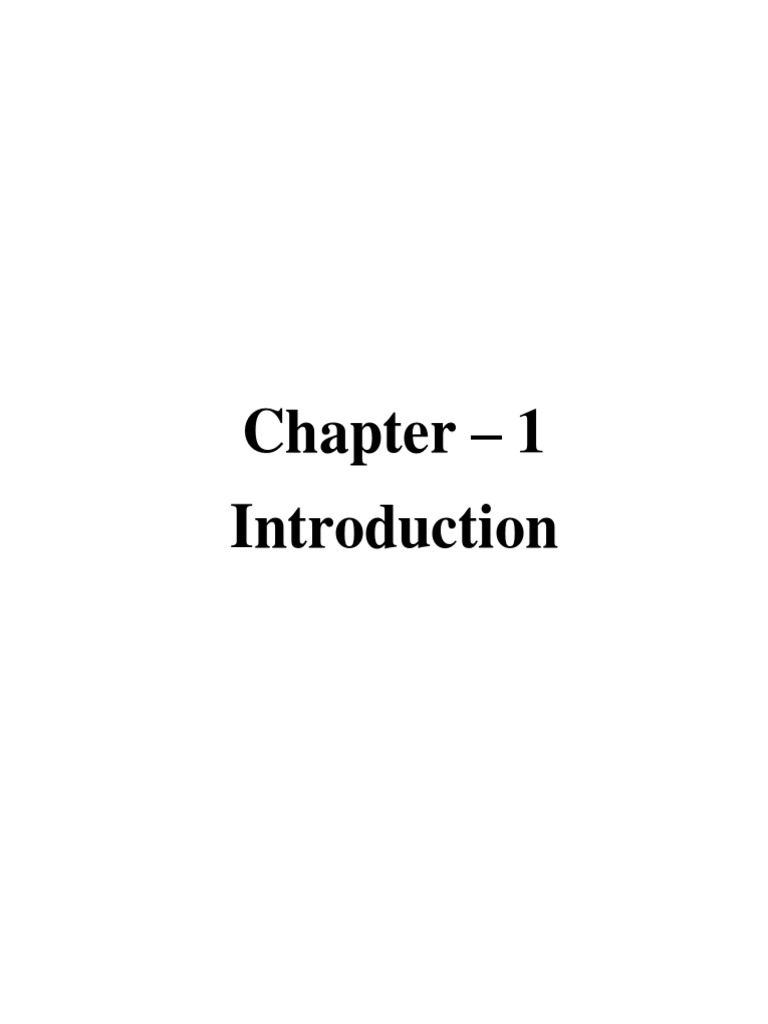 Chapter - 1 | PDF | Research Methods | Scientific Method