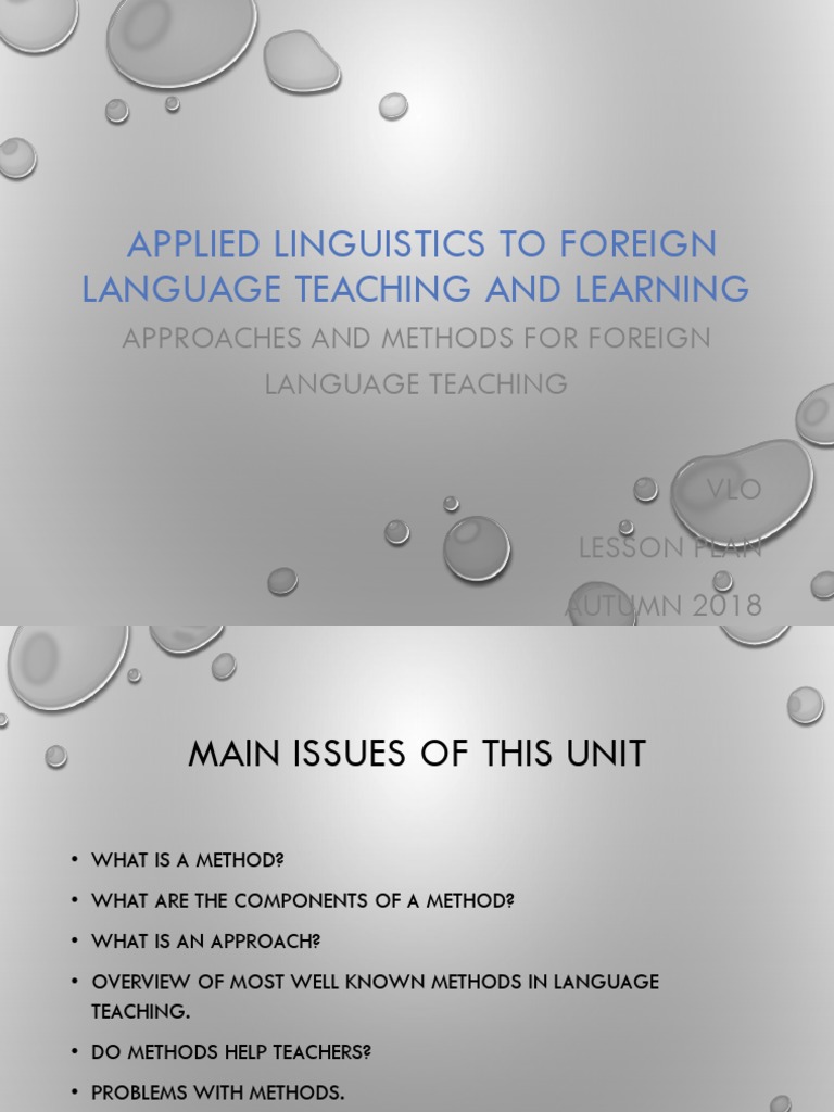 Ellt Methods and Approaches | PDF | Epistemology | Behavior Modification