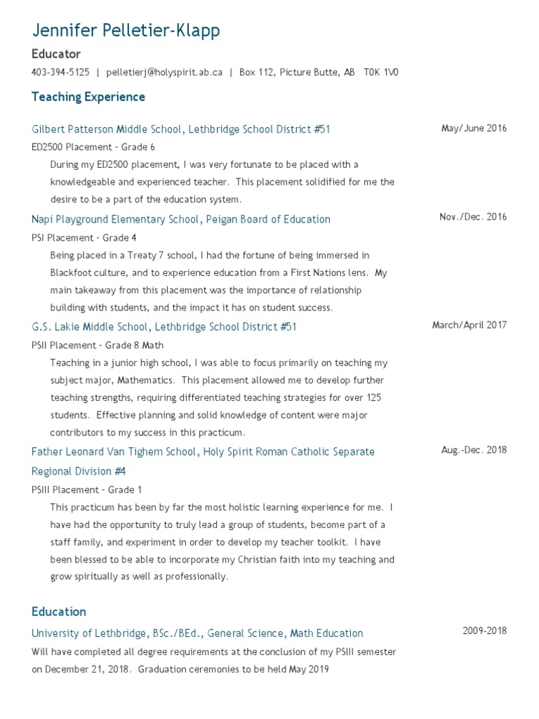 Resume No References | PDF