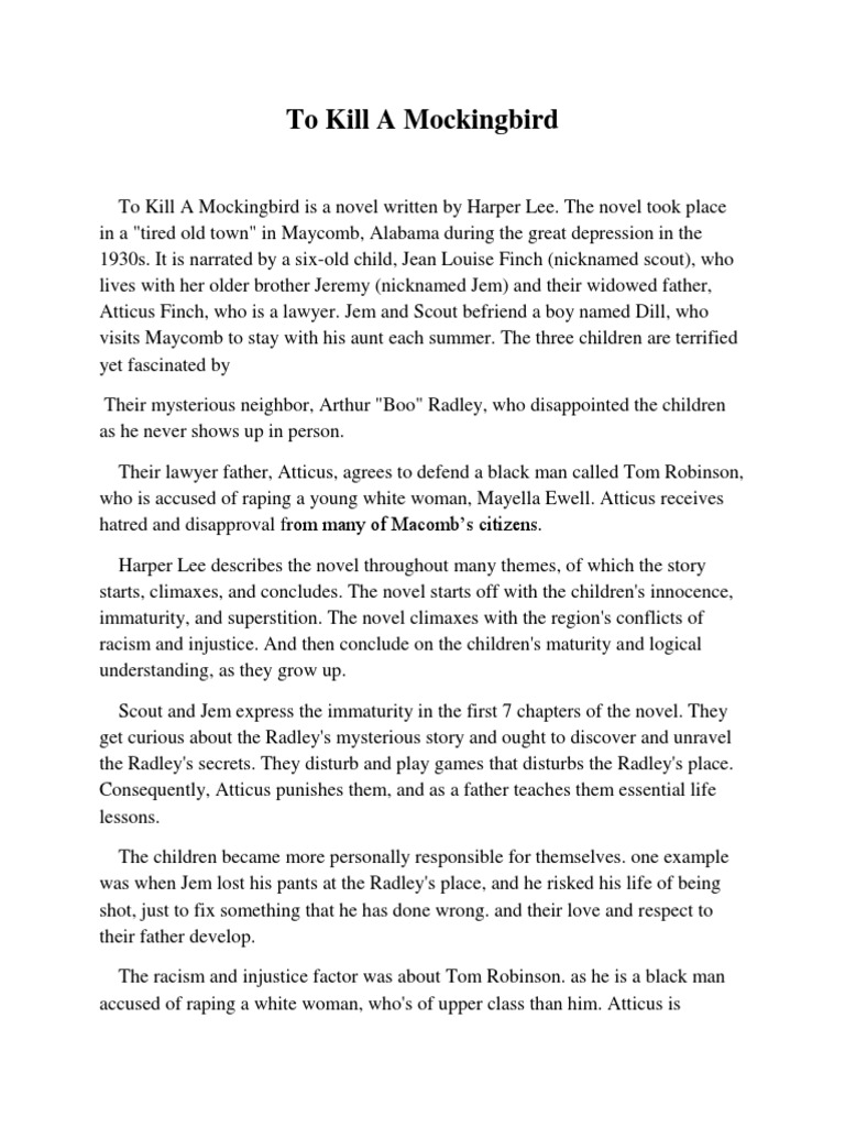 To Kill a Mockingbird PDF Download Guide | PDF | To Kill A Mockingbird