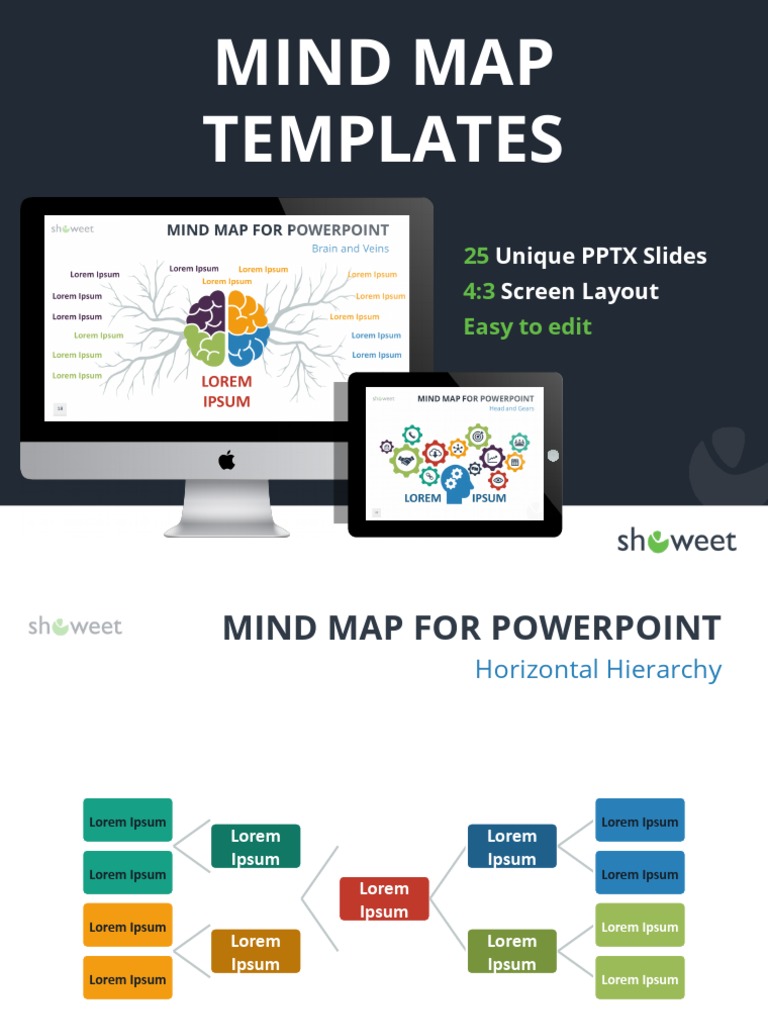 25 Editable Mind Map Templates | PDF | Text