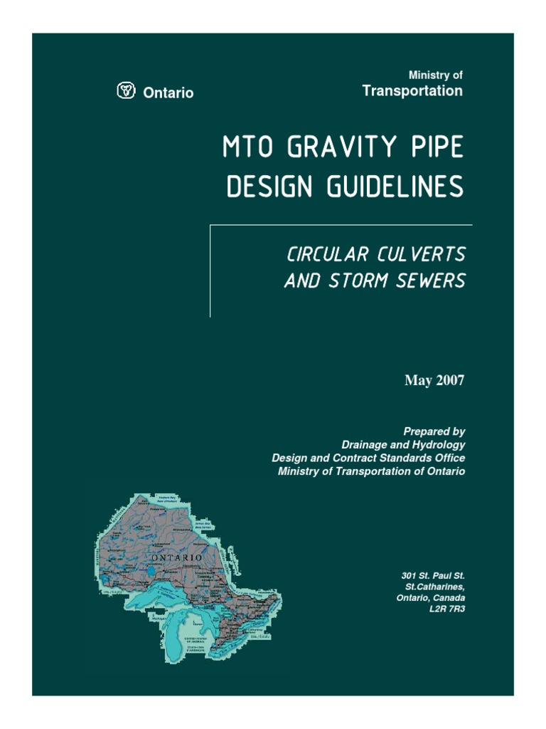 Gravity UG Pipe Design Process | PDF | Pipe (Fluid Conveyance) | Corrosion