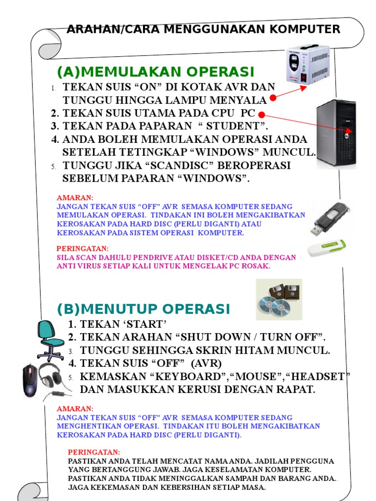 ARAHAN DAN CARA GUNA KOMPUTER 1 Pusat Akses, mus225
