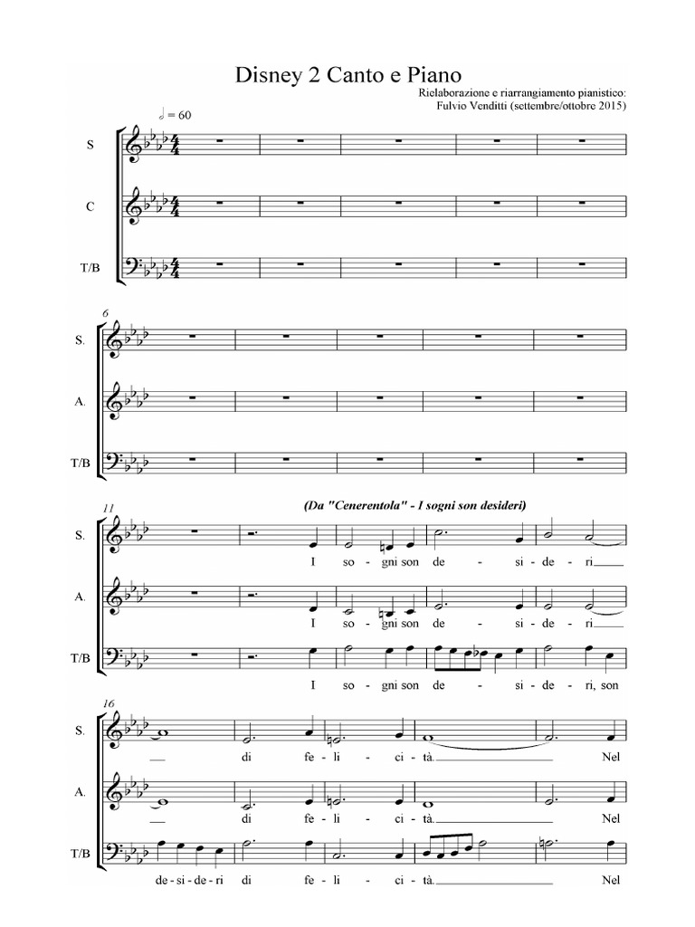 Disney Medley 2 PDF | PDF