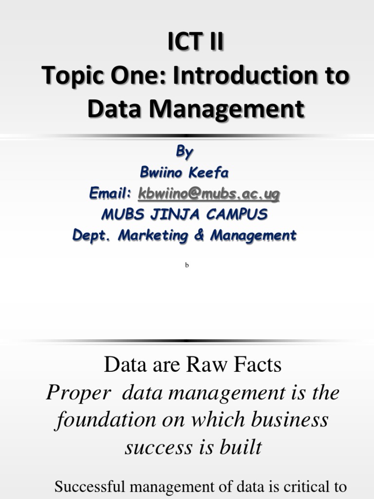 Introduction to Data Management | PDF | Databases | Computer File