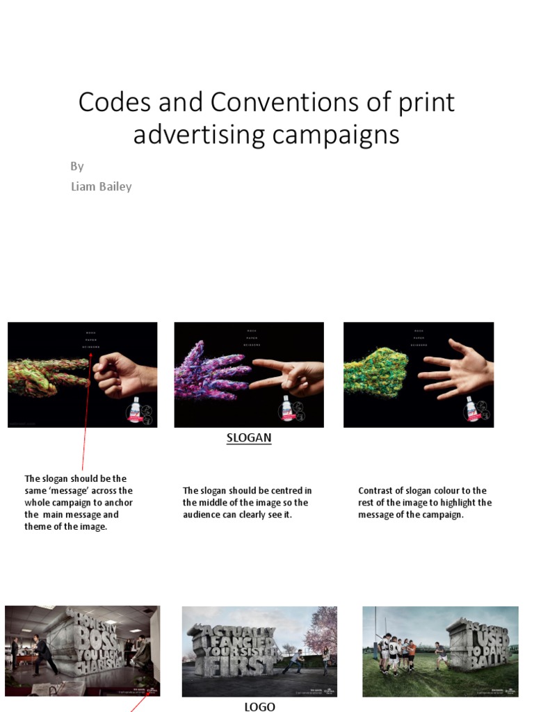 Codes and Conventions Advertisements | PDF
