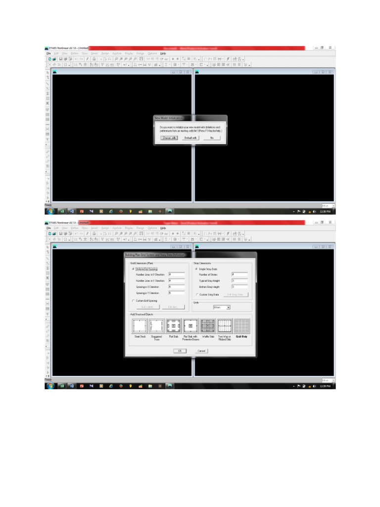 Tutorial Pembebanan ETABS 9.7 | PDF