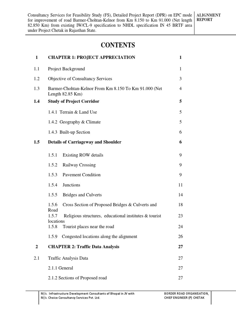1 Chapter 1: Project Appreciation 1: Alignment | PDF | Road | Civil ...