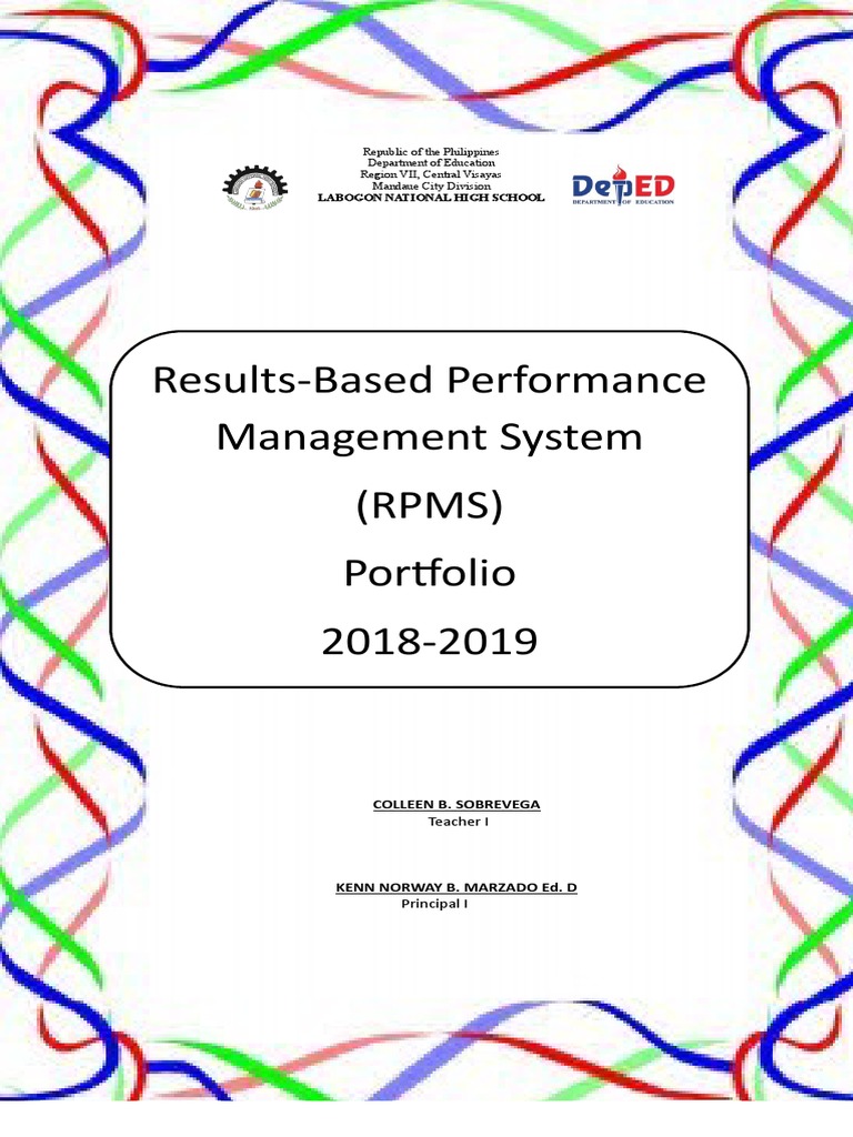 Results-Based Performance Management System (RPMS) Portfolio 2018-2019 ...