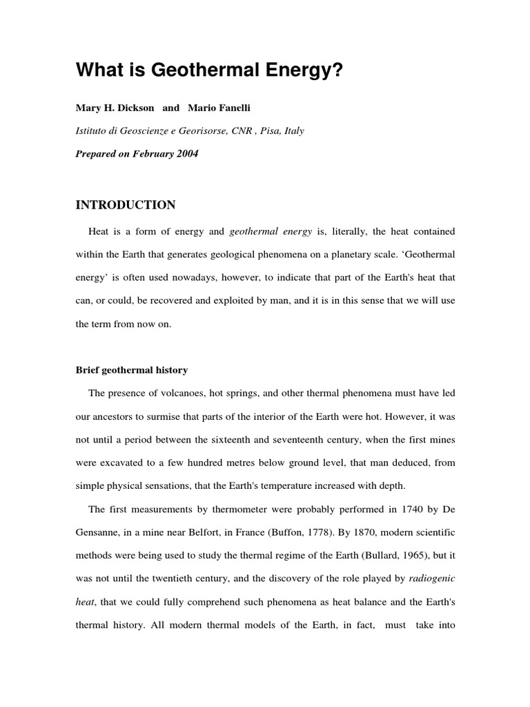 Geothermal Energy Pdf Download Free Pdf Plate Tectonics