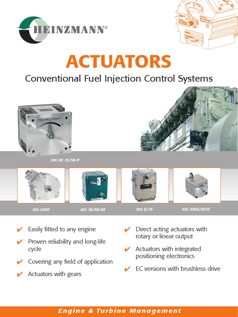 Actuators: Conventional Fuel Injection Control Systems | PDF ...
