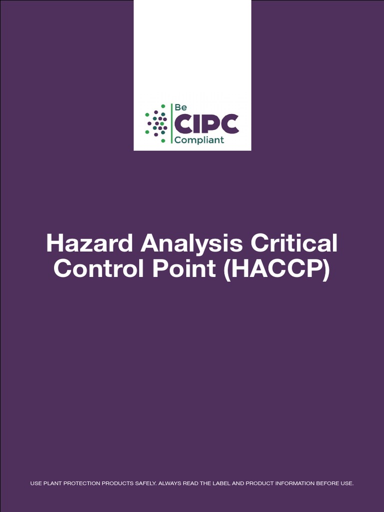 Hazard Analysis Critical Control Point (HACCP) | PDF | Hazard Analysis ...