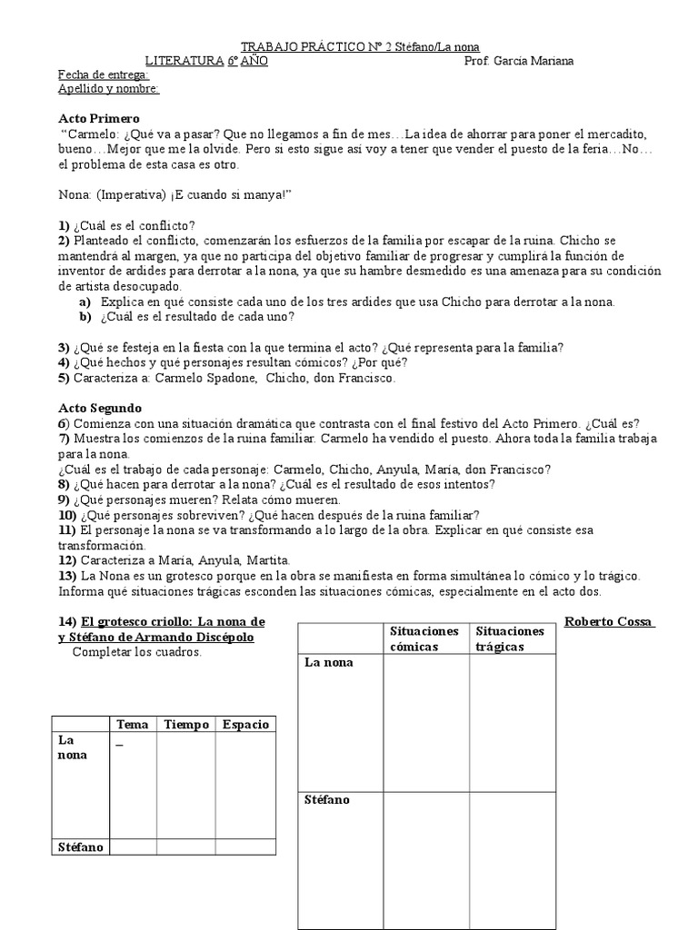TP #2 La Nona y Stefano | PDF