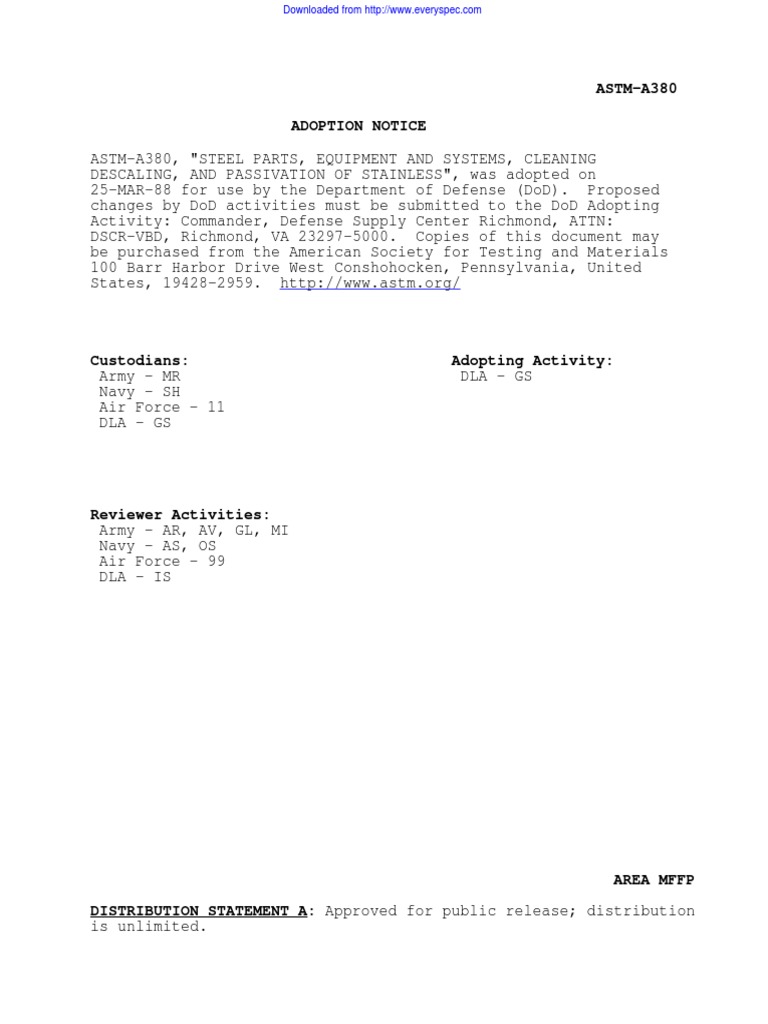 ASTM A380 06