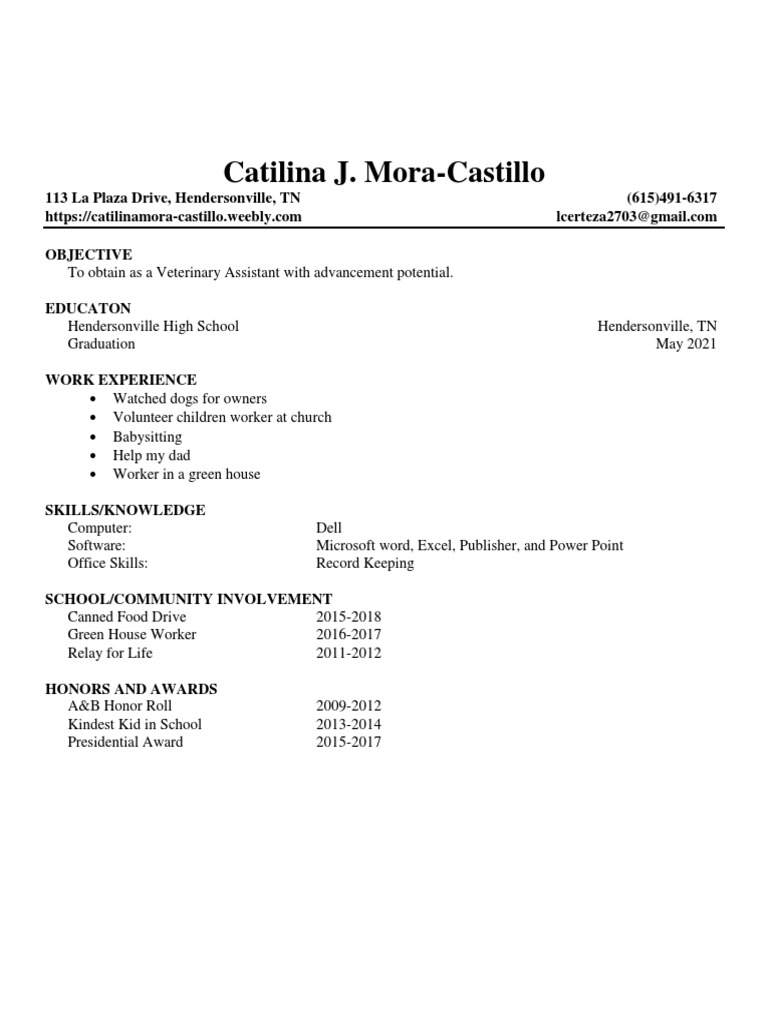 Resume Work | PDF