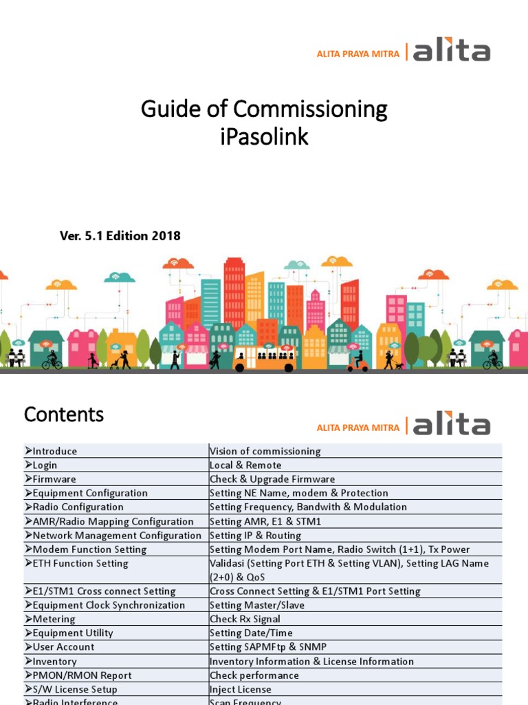 Guide of Commissioning IPasolink 20180420 | PDF