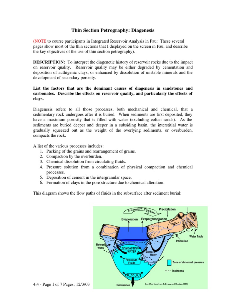 Thin Section Petrography | PDF | Sedimentary Rock | Sandstone