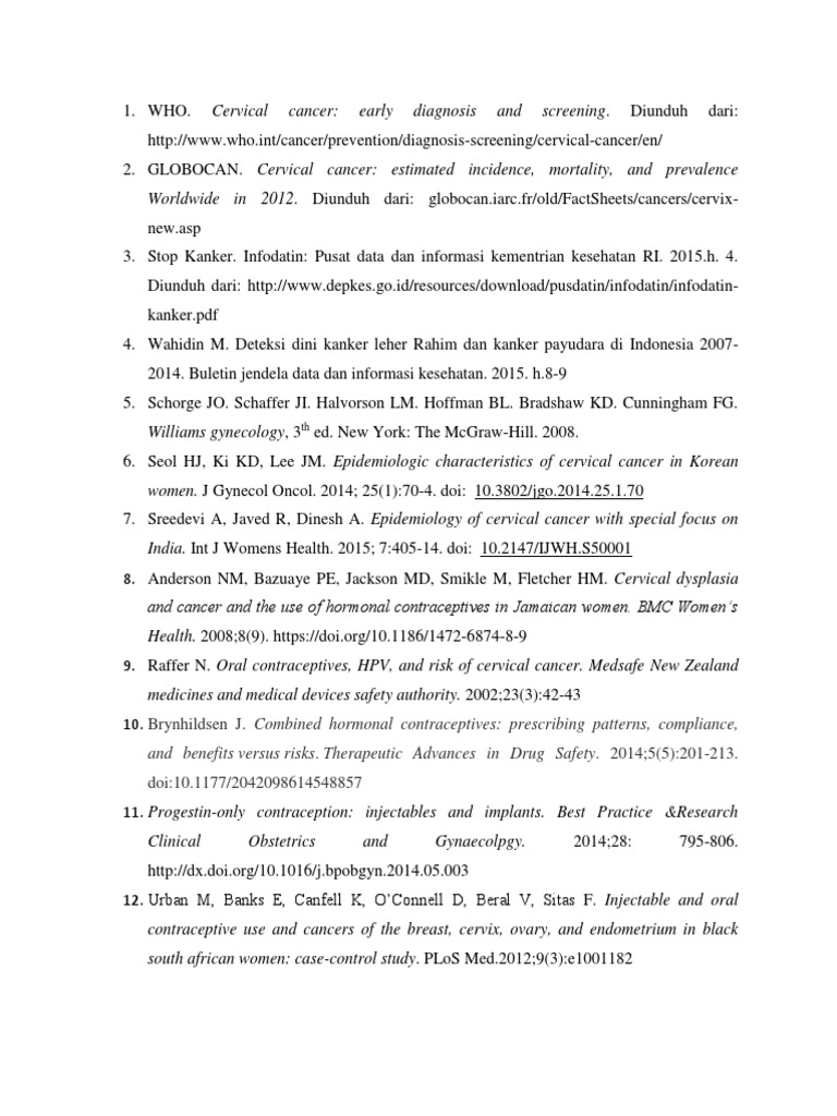 Dafpus | PDF | Cervical Cancer | Birth Control