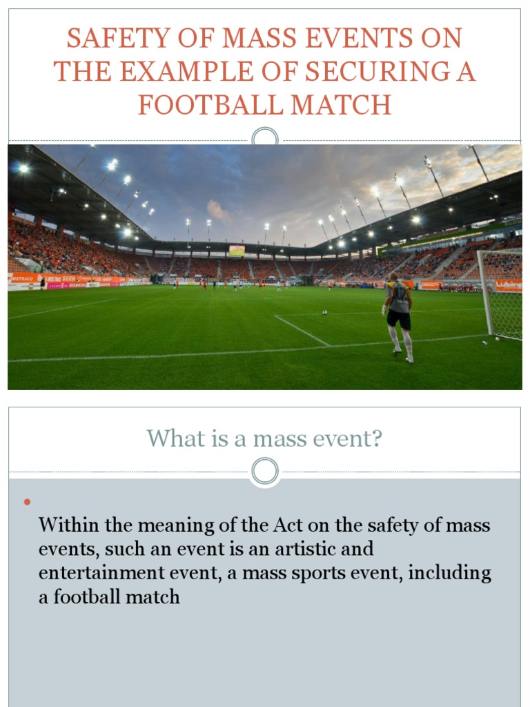 Safety of Mass Events On The Example of | PDF