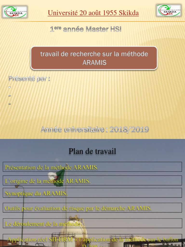 Aramis | PDF | Risque | Énergie et ressources