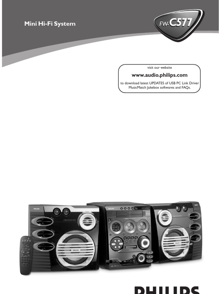 Philips Fw-c577 User's Guide | PDF | Computadoras personales | Disco ...
